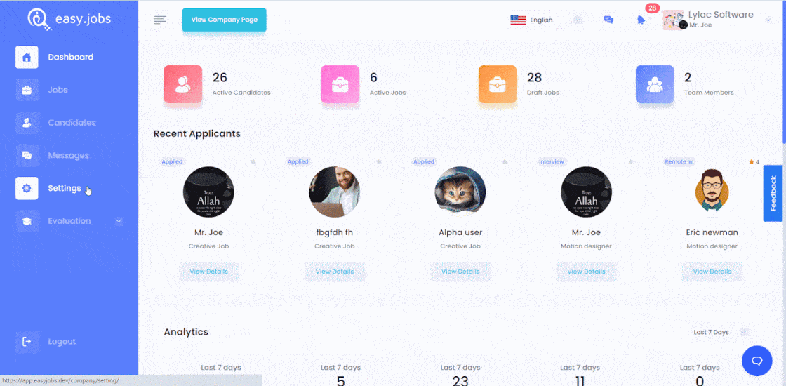 How to Update Company Profile Information?
