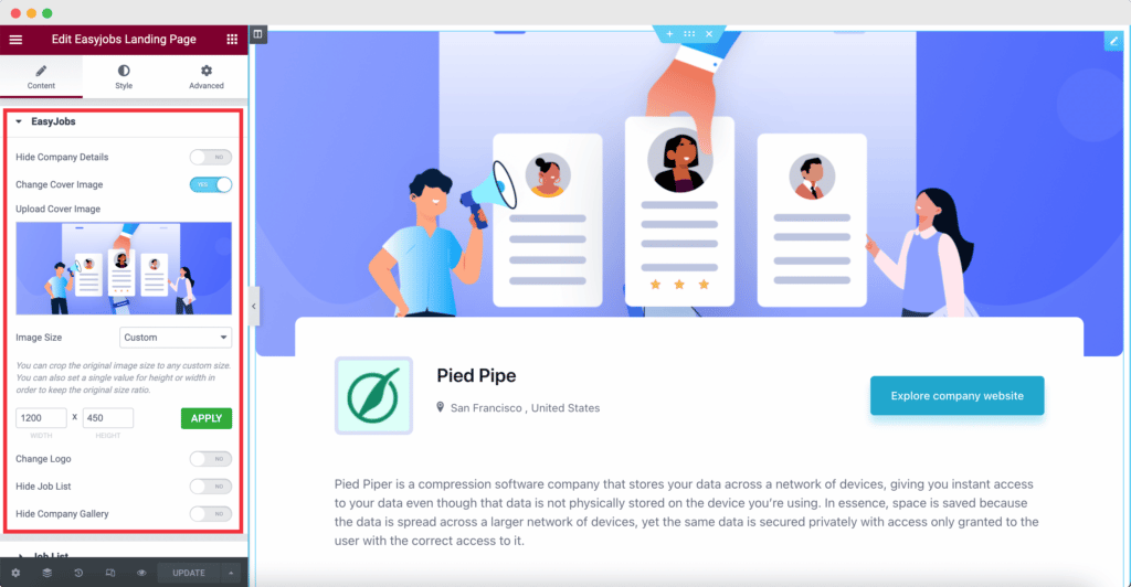 How To Design Career Site In Elementor Using Easy.Jobs?