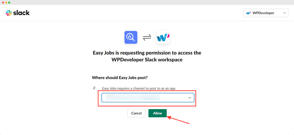 How To Integrate Slack With easy.jobs - Easy.jobs